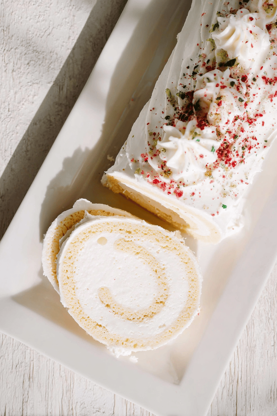 Snow White Roll Cake Recipe With Creamy Filling 2024