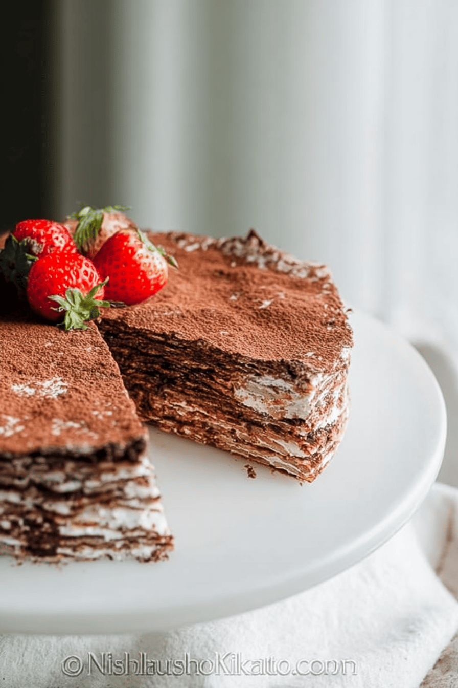 Chocolate Spartak Cake Recipe With Rich Layers And Creamy Frosting