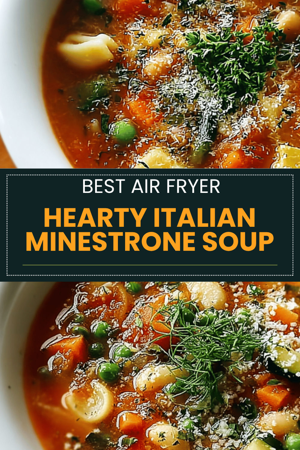 Hearty Italian Minestrone Soup Recipe With Fresh Vegetables