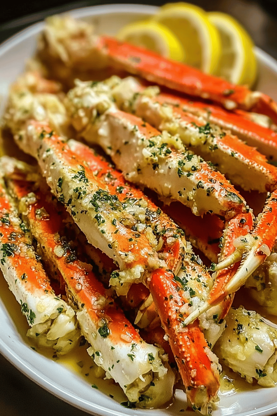Garlic Butter Crab Legs Recipe For Easy Seafood Feast