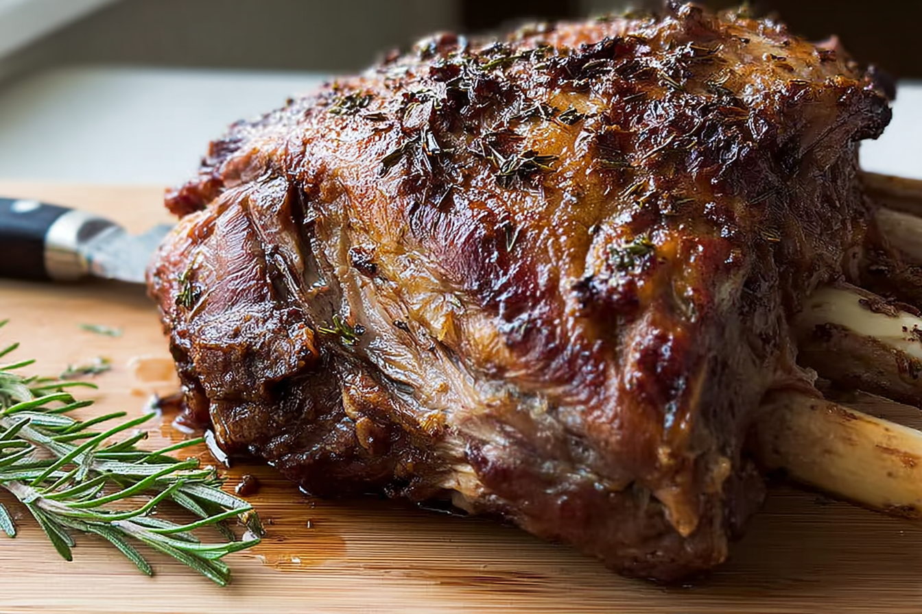 Slow Roasted Lamb Shoulder Recipe For Tender Garlic Flavor