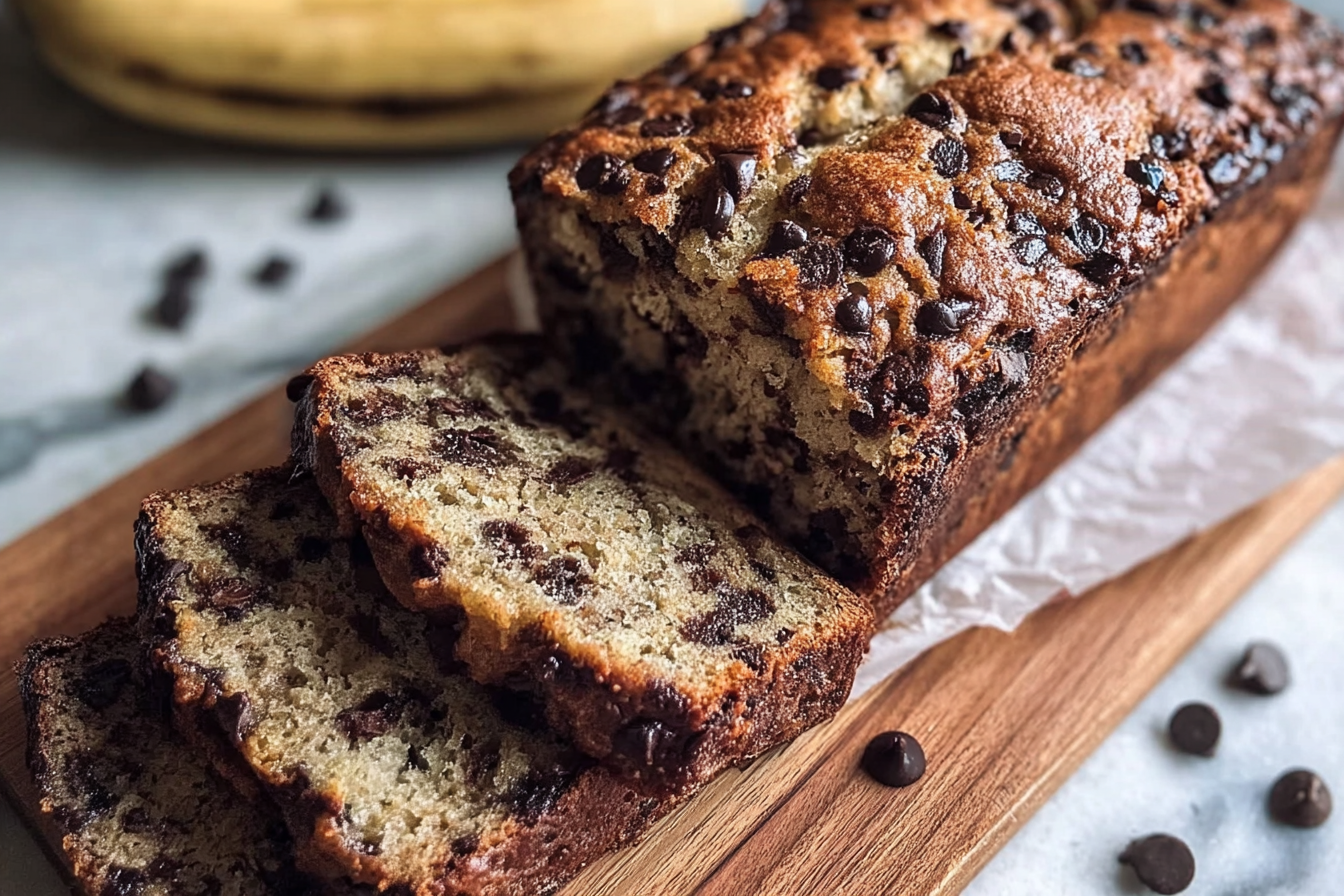 Banana Chocolate Chip Bread Recipe For Moist Sweet Treats