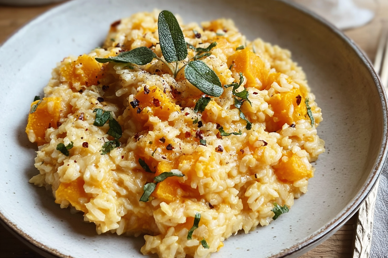 Butternut Squash Risotto Recipe With Creamy Rich Flavor