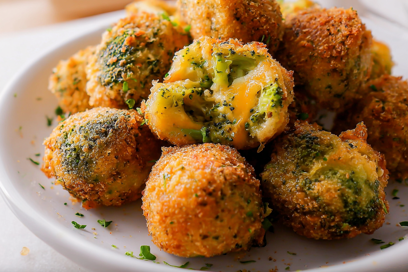 Cheesy Fried Broccoli Bites: Crispy Appetizer Recipe